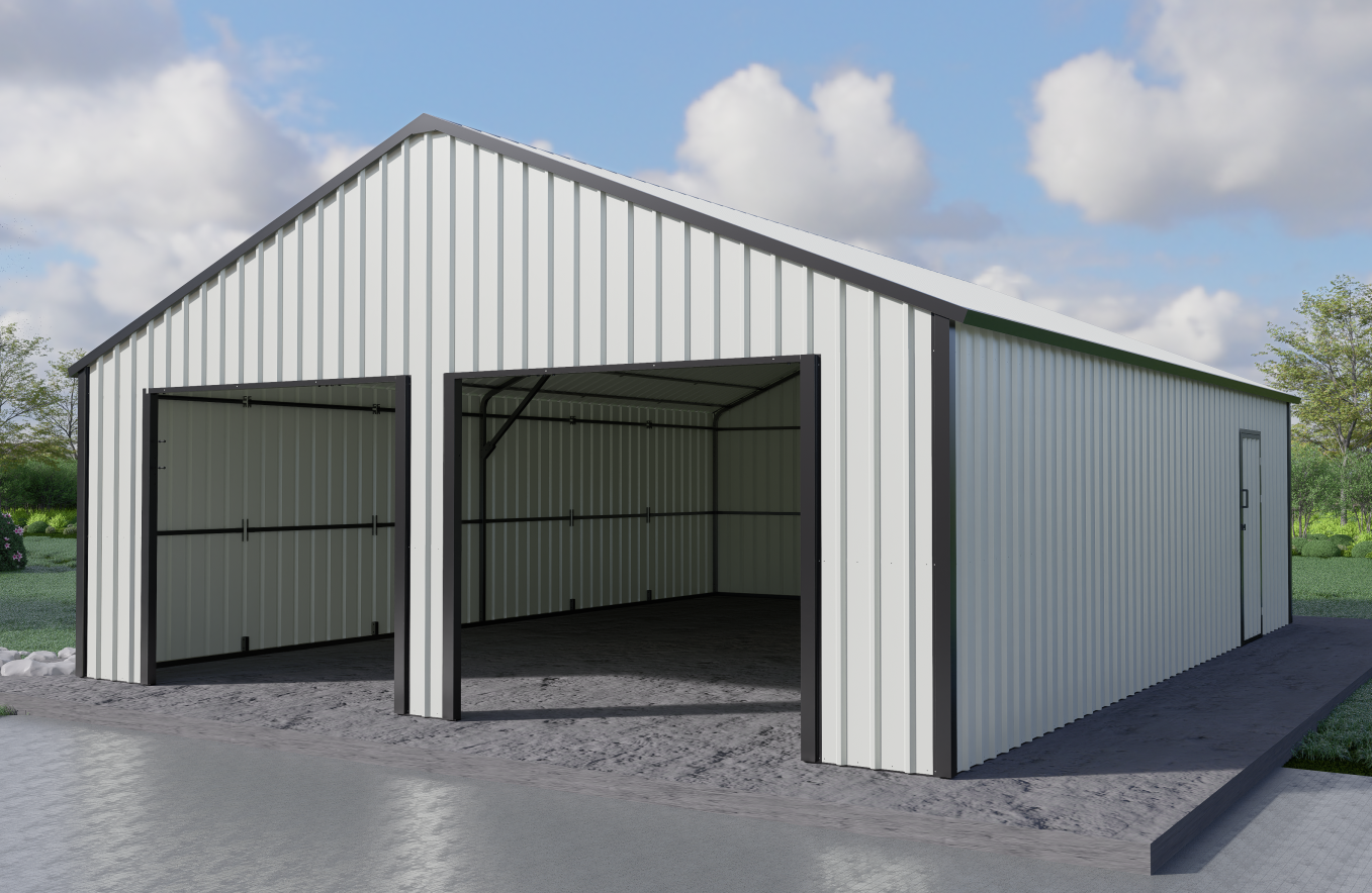 Garaj / Depozit cu structură metalică (760 × 1000 × 376 cm)